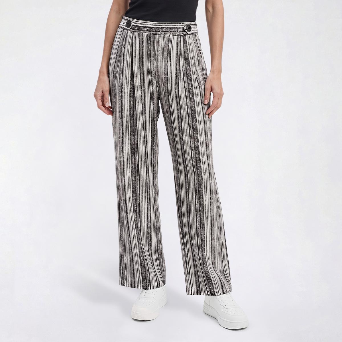 Click here for Womens Robert Louis Silky Side Tab & Button Stripe... prices